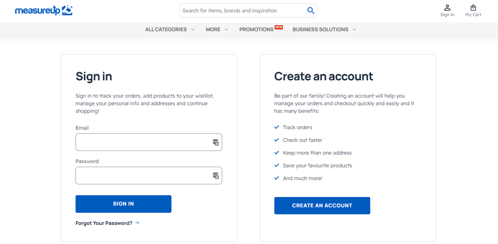 How to login to Measureup